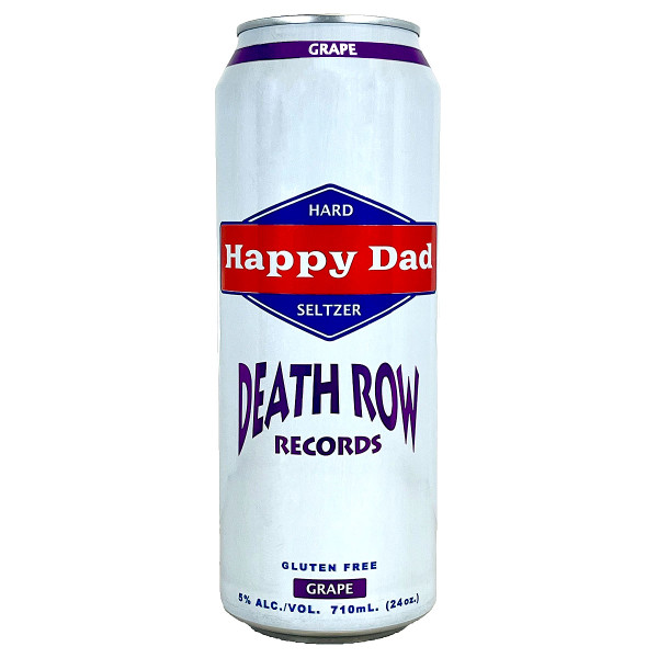 Happy Dad Grape Hard Seltzer Death Row Records 24 Oz Can — UPC ...