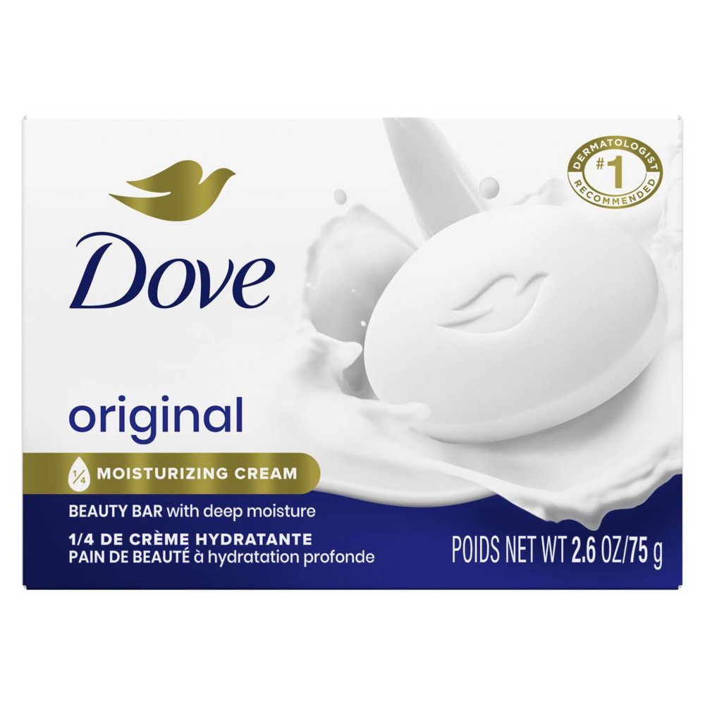 Dove White Moisturizing Cream Beauty Bar 3.15 Oz Soap — UPC 11111614246 ...