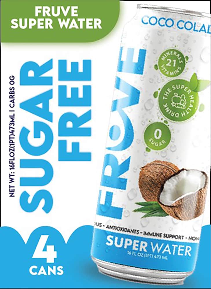 FrUve Sugar Free Coco Colada Super Water — UPC 856093006951 — Go-UPC