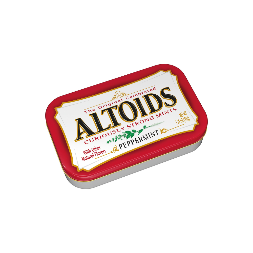 Altoids Curiously Strong Mints Peppermint 1.76 Oz. Tin — UPC ...