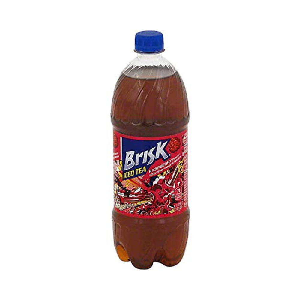 Brisk Iced Tea, Raspberry Flavor 1 L — UPC 12000024528 — Go-UPC