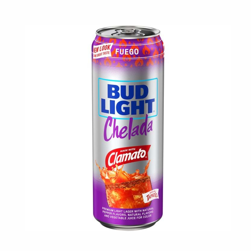 Bud Light Beer, Lager, Premium Chelada, Fuego — UPC 18200261404 — Go-UPC