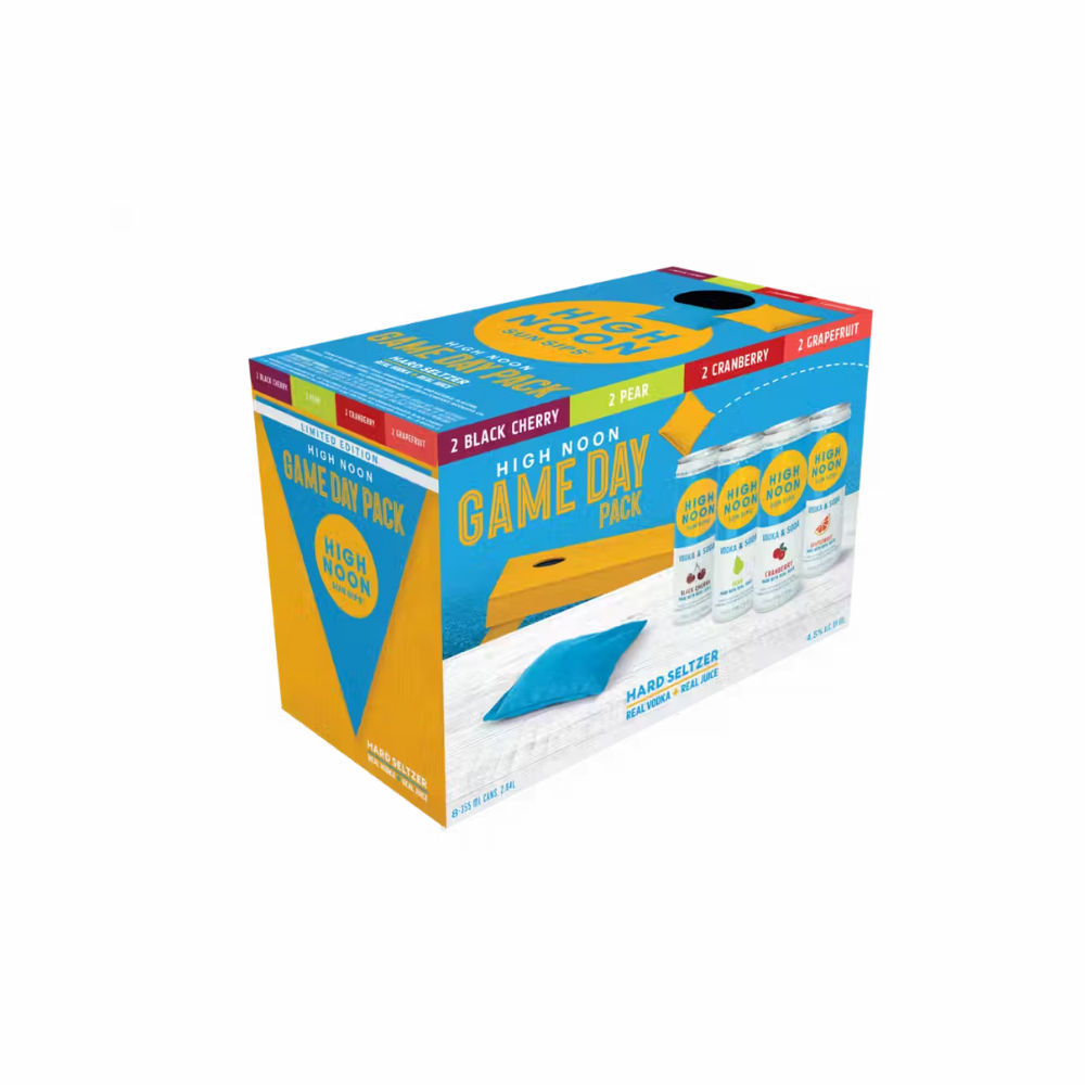 High Noon Hard Seltzer Vodka Tailgate Variety Pack 12oz 8-Pack Can ...