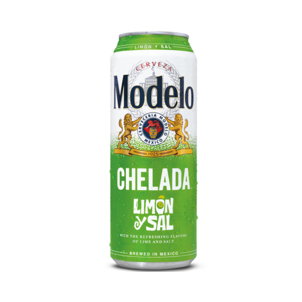 Modelo Chelada Limon Y Sal Beer - 24 Fl Oz Can — UPC 33544950609 — Go-UPC