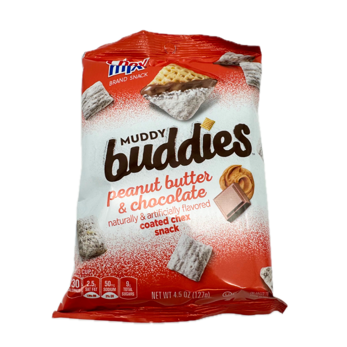 Chex Mix Muddy Buddies Peanut Butter Chocolate Snack Bag 4.5oz - 8ct ...