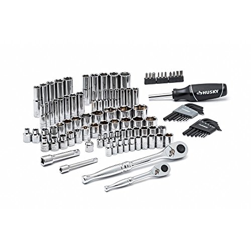 Husky 1001642419 100-Piece 1/4 & 3/8 Drive Mechanics Tool Set — UPC ...