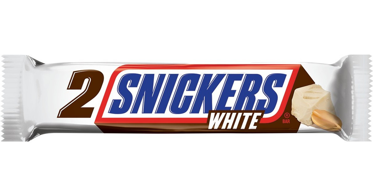 Snickers Bar, White Chocolate, Share Size — UPC 40000560494 — Go-UPC