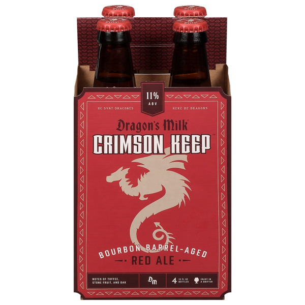 Dragon's Milk Beer, Red Ale, Bourbon Barrel Aged — UPC 614036124656 ...
