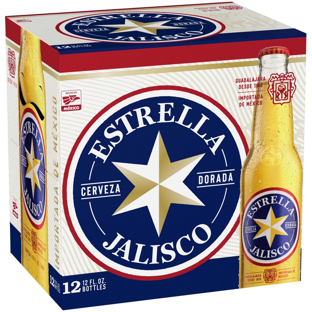 Estrella Jalisco Beer - 12pk/12 Fl Oz Bottles — UPC 18200970023 — Go-UPC
