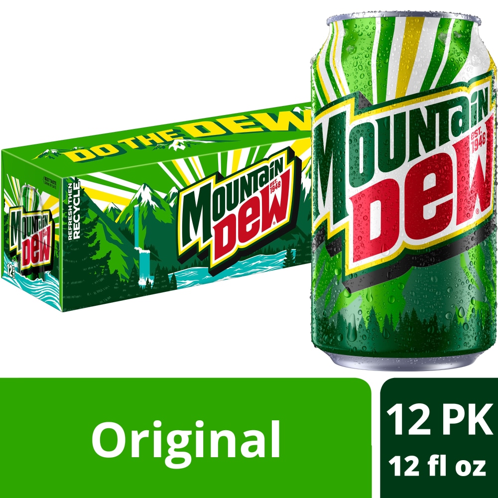Mountain Dew Citrus Soda - 12pk/12 Fl Oz Cans — UPC 12000809965 — Go-UPC