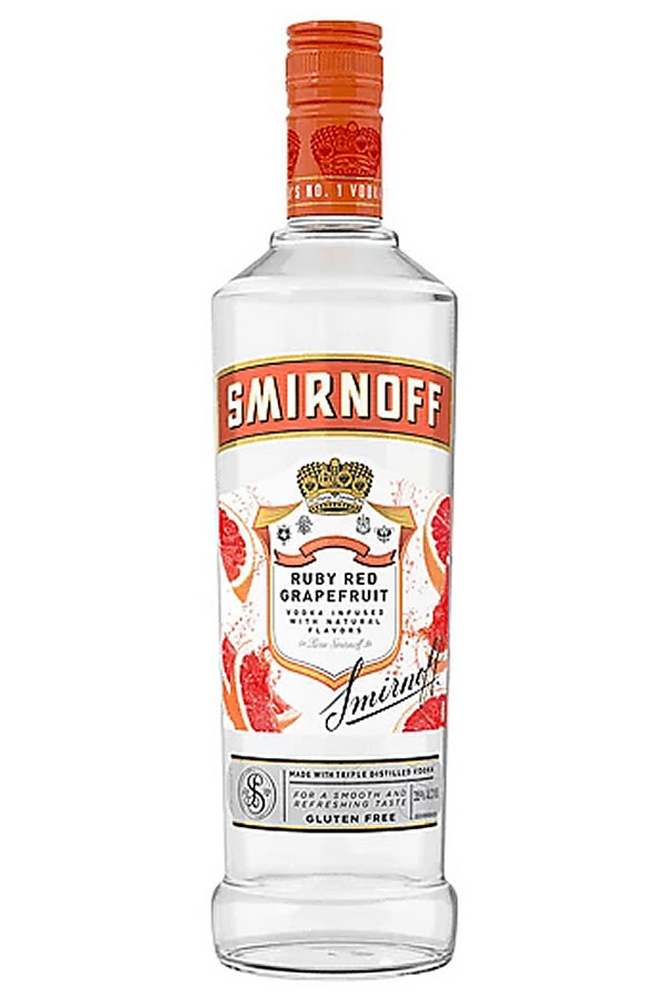 Smirnoff Ruby Red Grapefruit Vodka - 750 Ml — UPC 82000772866 — Go-UPC