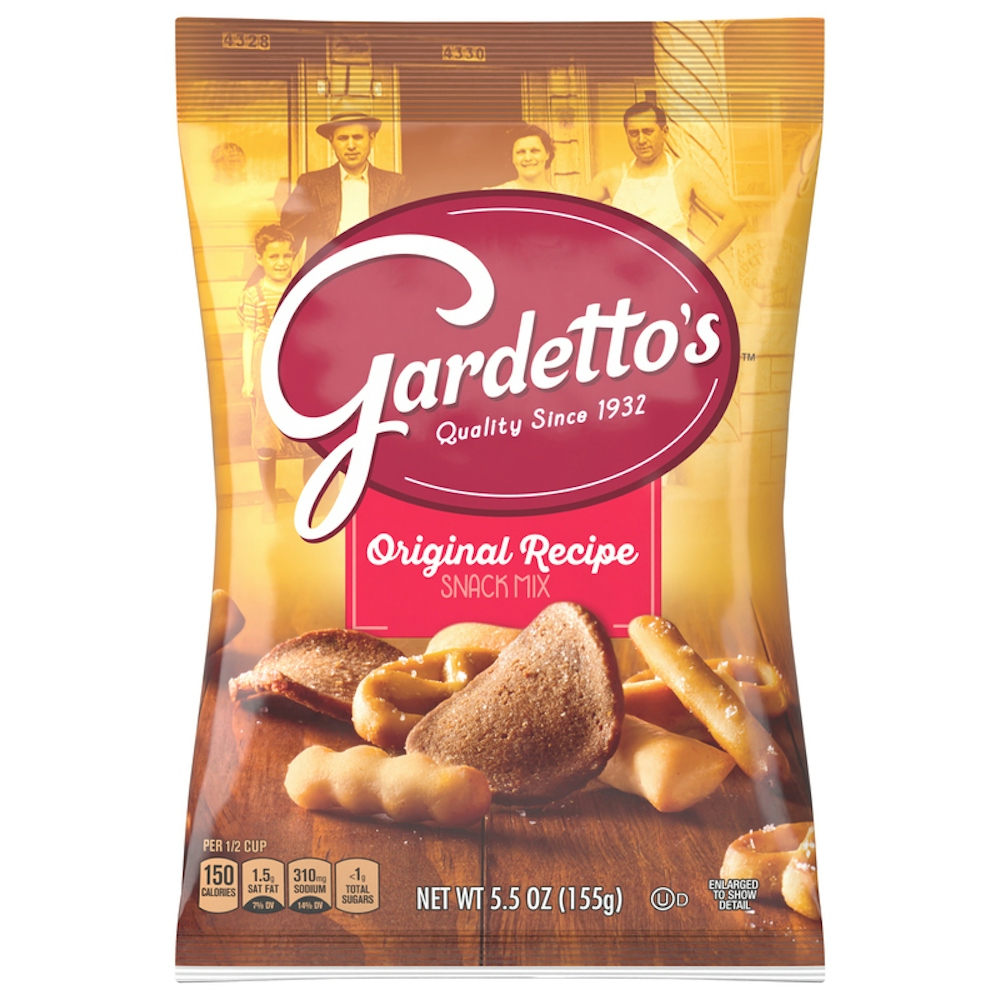Gardetto's Original Recipe Snack Mix 5.5oz Bag — UPC 16000166196 — Go-UPC