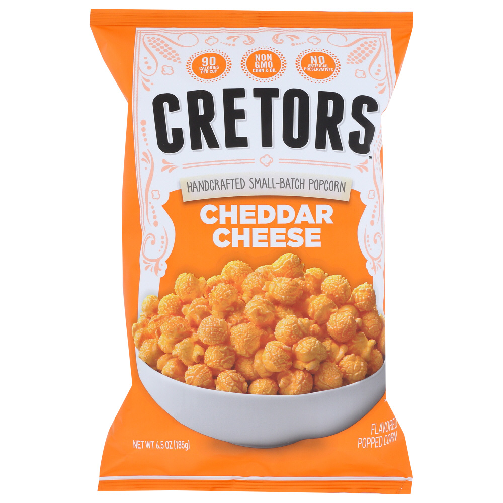 G.H. Cretors Cheddar Cheese Corn Popcorn - 1 X 185g — UPC 732494000609 ...