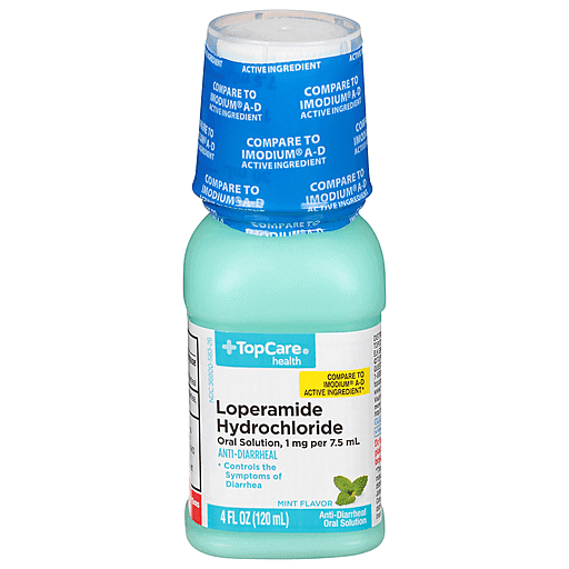 TopCare Health 1 Mg Oral Solution Mint Flavor Loperamide Hydrochloride ...