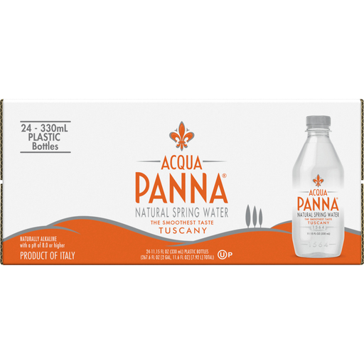 Acqua Panna Natural Spring Water, 11.15 Fl Oz. Plastic Bottles — UPC 41508302197 — Go-UPC