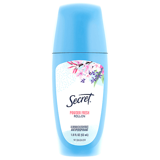 Secret Antiperspirant & Deodorant Roll On Powder Fresh 1.8oz — UPC ...