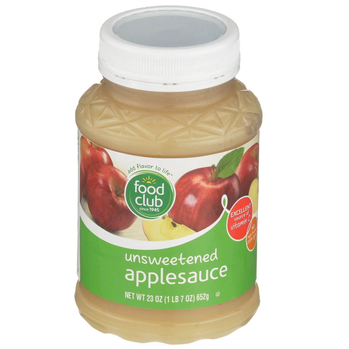 Food Club Unsweetened Applesauce 23 Oz — UPC 36800362468 — Go-UPC