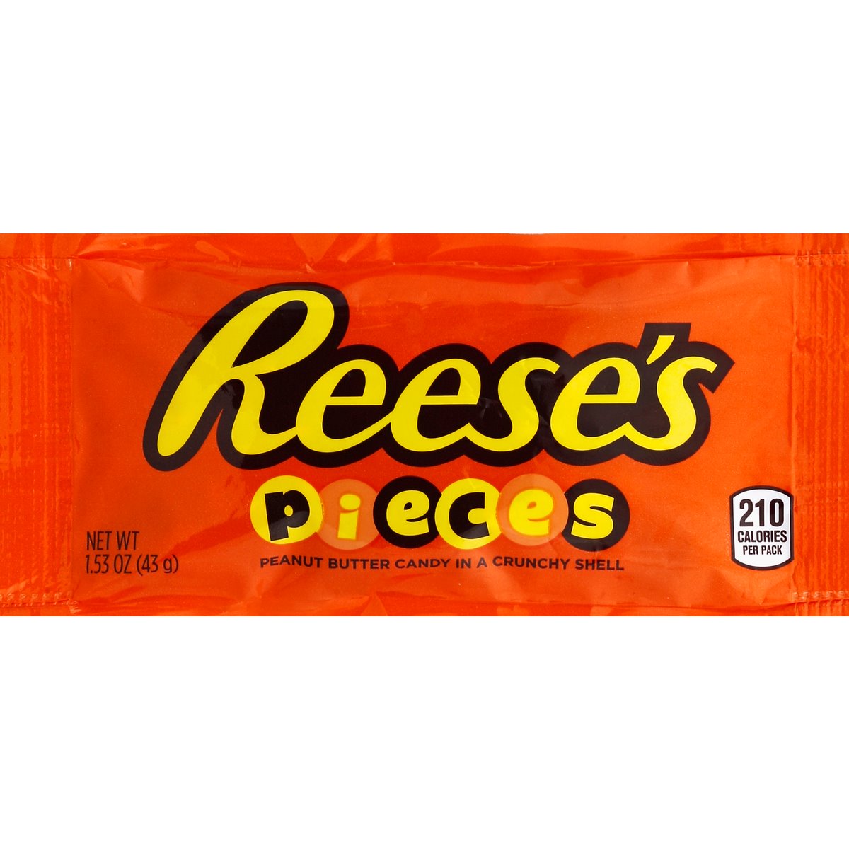 Reese's Pieces Peanut Butter In A Crunchy Shell, Candy Bag, 1.53 Oz ...