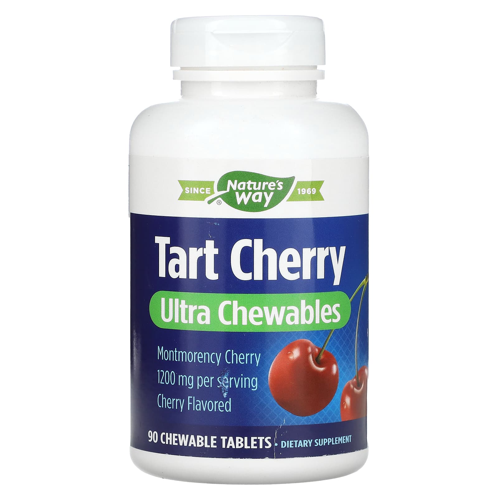 Nature's Way Enzymatic Therapy Tart Cherry Ultra Chewable Tablets — UPC ...