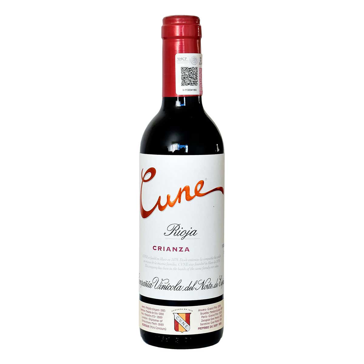 Cvne Vino Tinto Español Cune Crianza 375ml — EAN 8410591002420 — Go-UPC