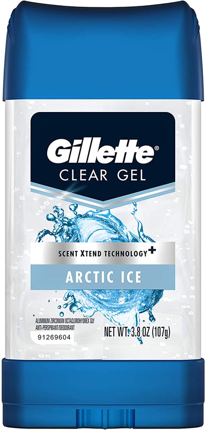 brands Gillette Arctic Ice Clear Gel Men’s Antiperspirant And Deodorant ...