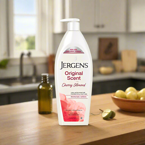 Jergens Original Scent Dry Skin Moisturizing Body Lotion, W/ Cherry ...