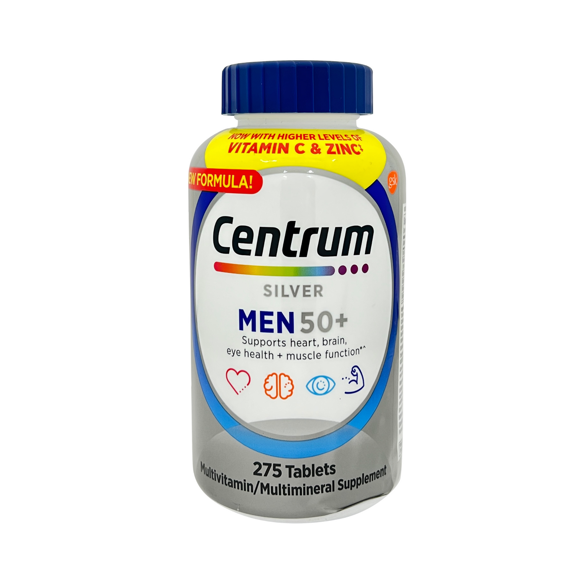 Centrum Silver Men 50+ Multivitamin/Multimineral, 275 Tablets — UPC ...