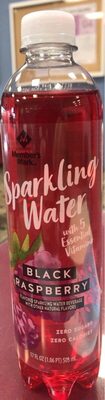 Member's Mark Sparkling Water Black Raspberry — UPC 78742313894 — Go-UPC