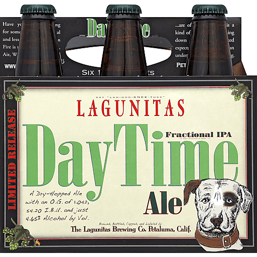Lagunitas Beer, Ale, Fractional Ipa, Day Time — UPC 723830000223 — Go-UPC