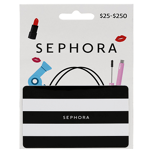 Sephora Gift Card, $25-$250 — UPC 799366572244 — Go-UPC