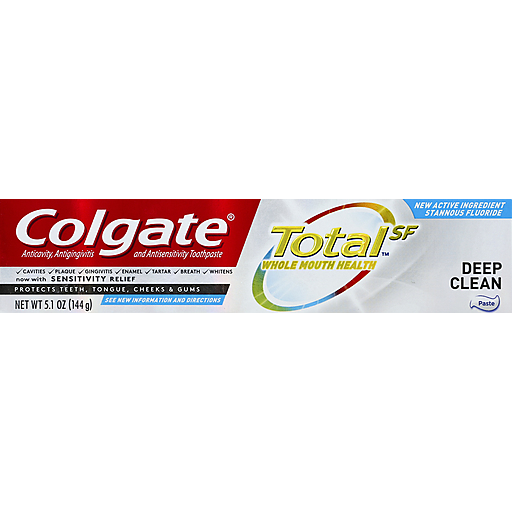 Colgate Total Toothpaste, Deep Clean — UPC 35000460301 — Go-UPC