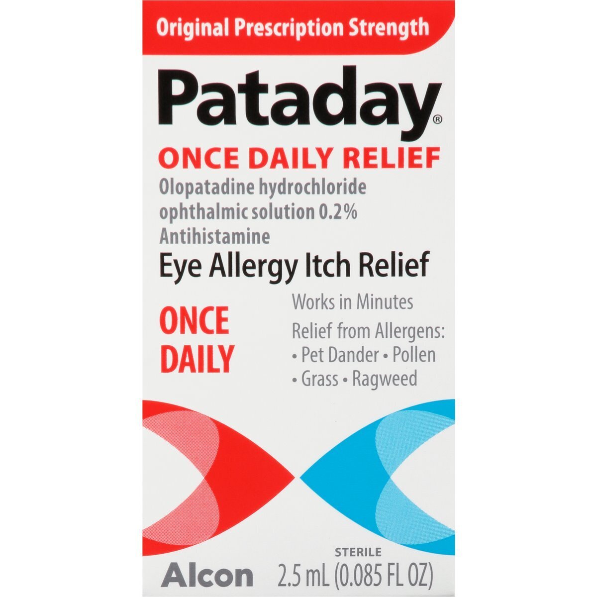 Pataday Allergy - Once Daily Relief Allergy Eye Drops - Twin Pack - 2 X ...