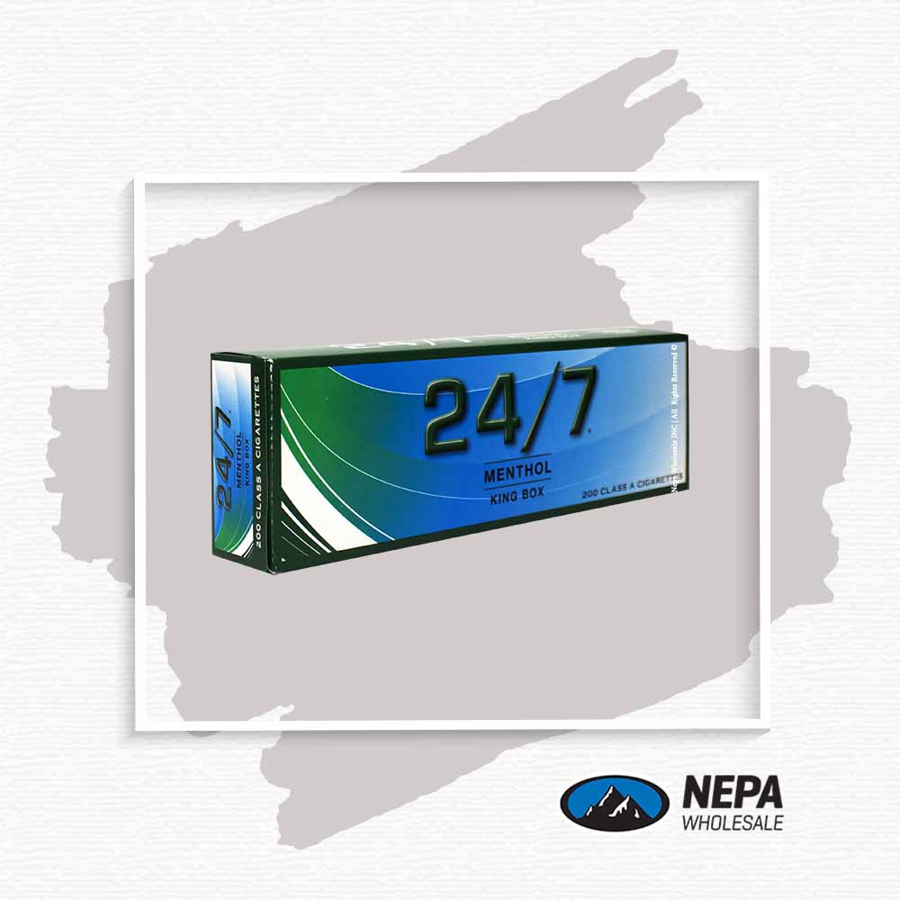 24/7 Cigarettes Menthol King Box — GTIN-14 0685141913121 — Go-UPC