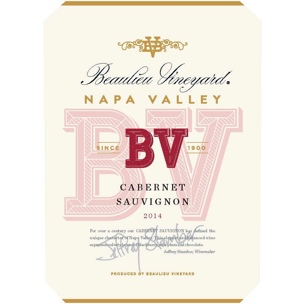 Beaulieu Vineyard Napa Valley Cabernet Sauvignon Red Wine 750ml — GTIN ...