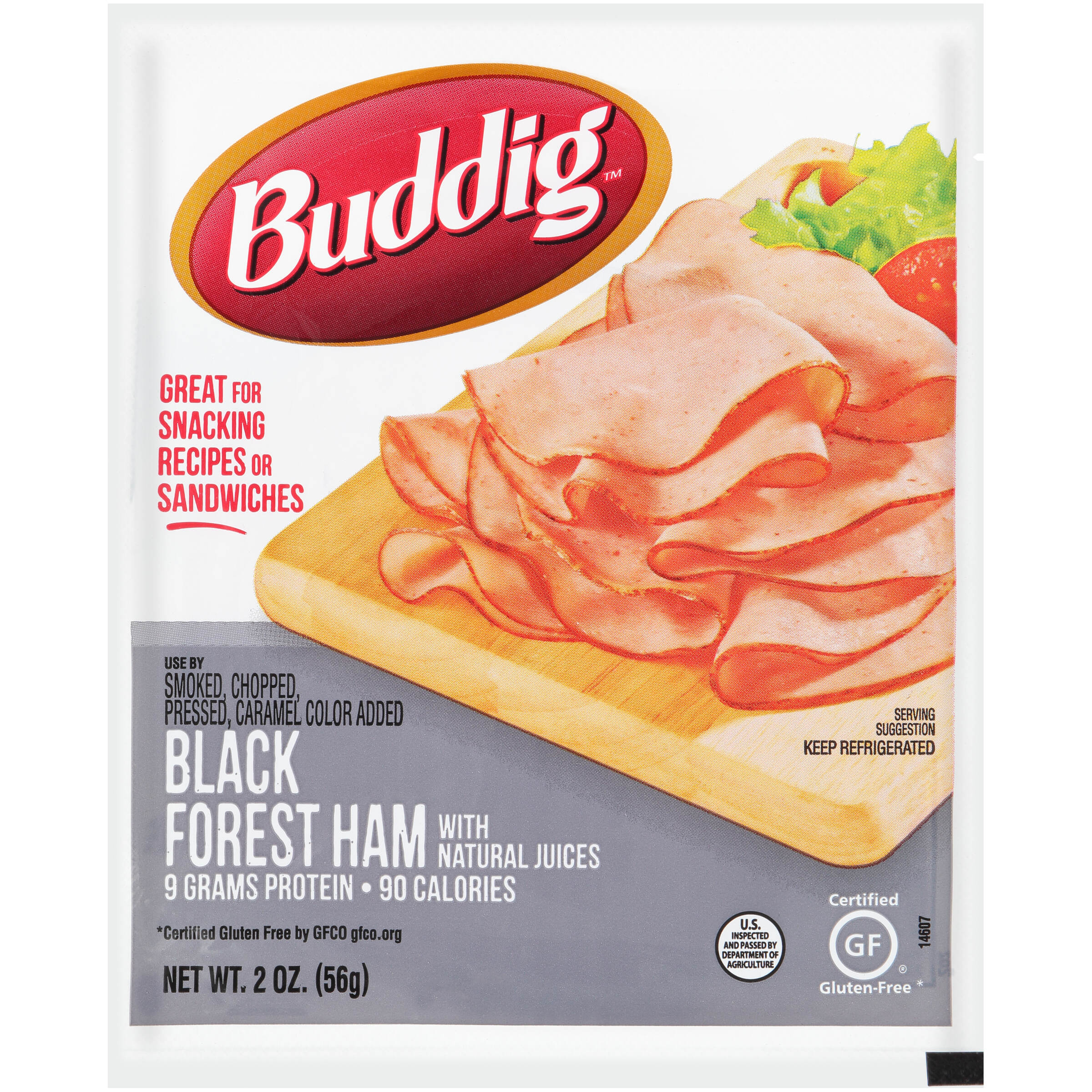 Buddig Black Forest Ham 2 Oz. Pack — UPC 77400121239 — Go-UPC