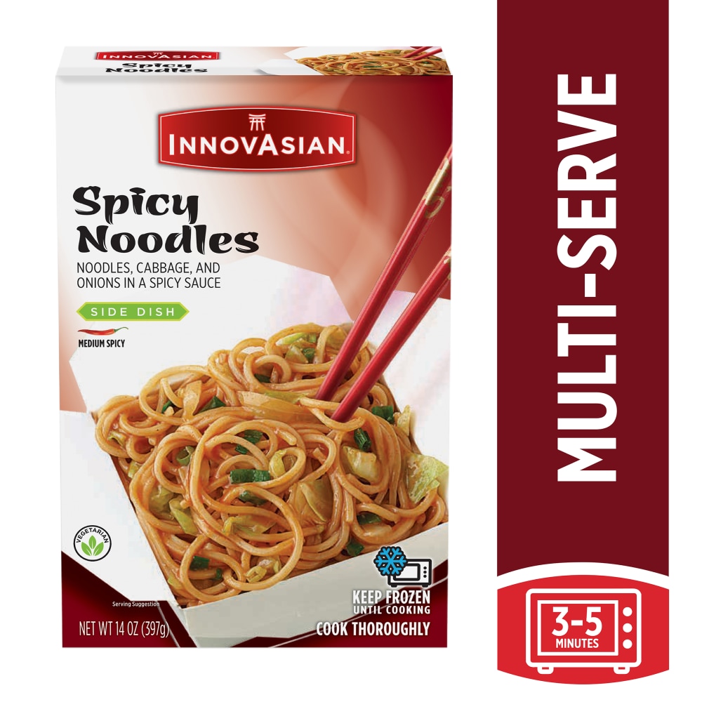InnovAsian Side Dish Medium Spicy Noodles 14 Oz — GTIN-14 0695119120871 ...