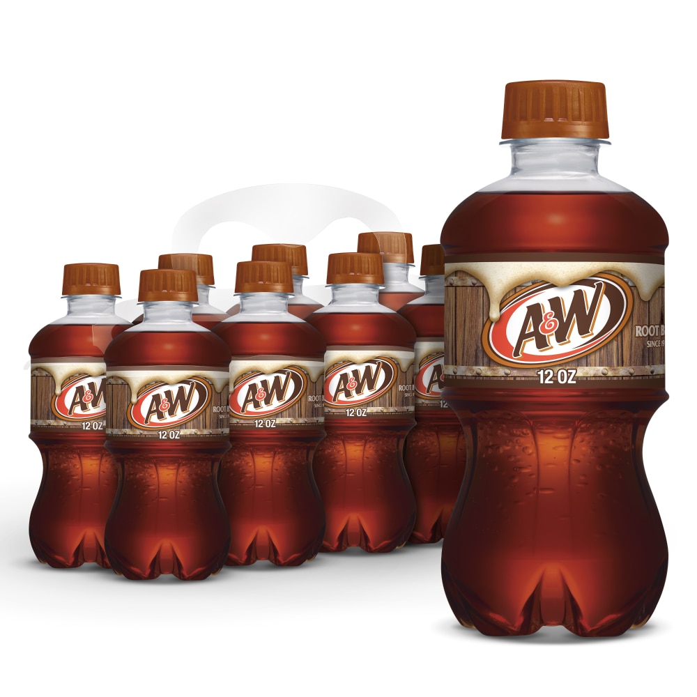 A&W Root Beer Soda, 12 Fl Oz Bottles — UPC 078000052886 — Go-UPC