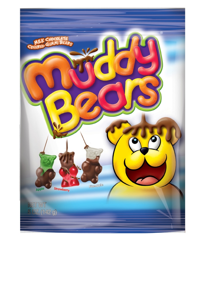 Muddy Bears Milk Chocolate Covered Gummi — UPC 655956001474 — Go-UPC
