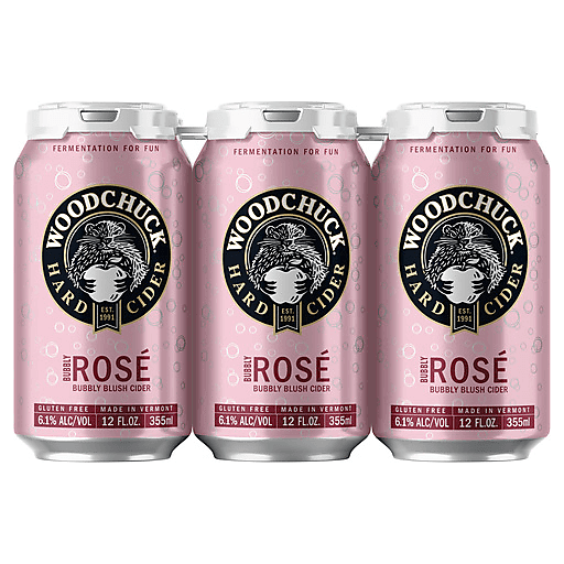 Woodchuck Blush Cider, Bubbly Rose, 6 Pack — UPC 014974210051 — Go-UPC