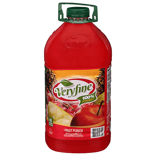 Veryfine Fruit Punch Juice 1 Gl Jug — UPC 070590846302 — Go-UPC