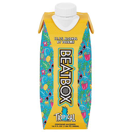 Beatbox Wine, Tropical Punch 16.9 Fl Oz — UPC 851133006342 — Go-UPC
