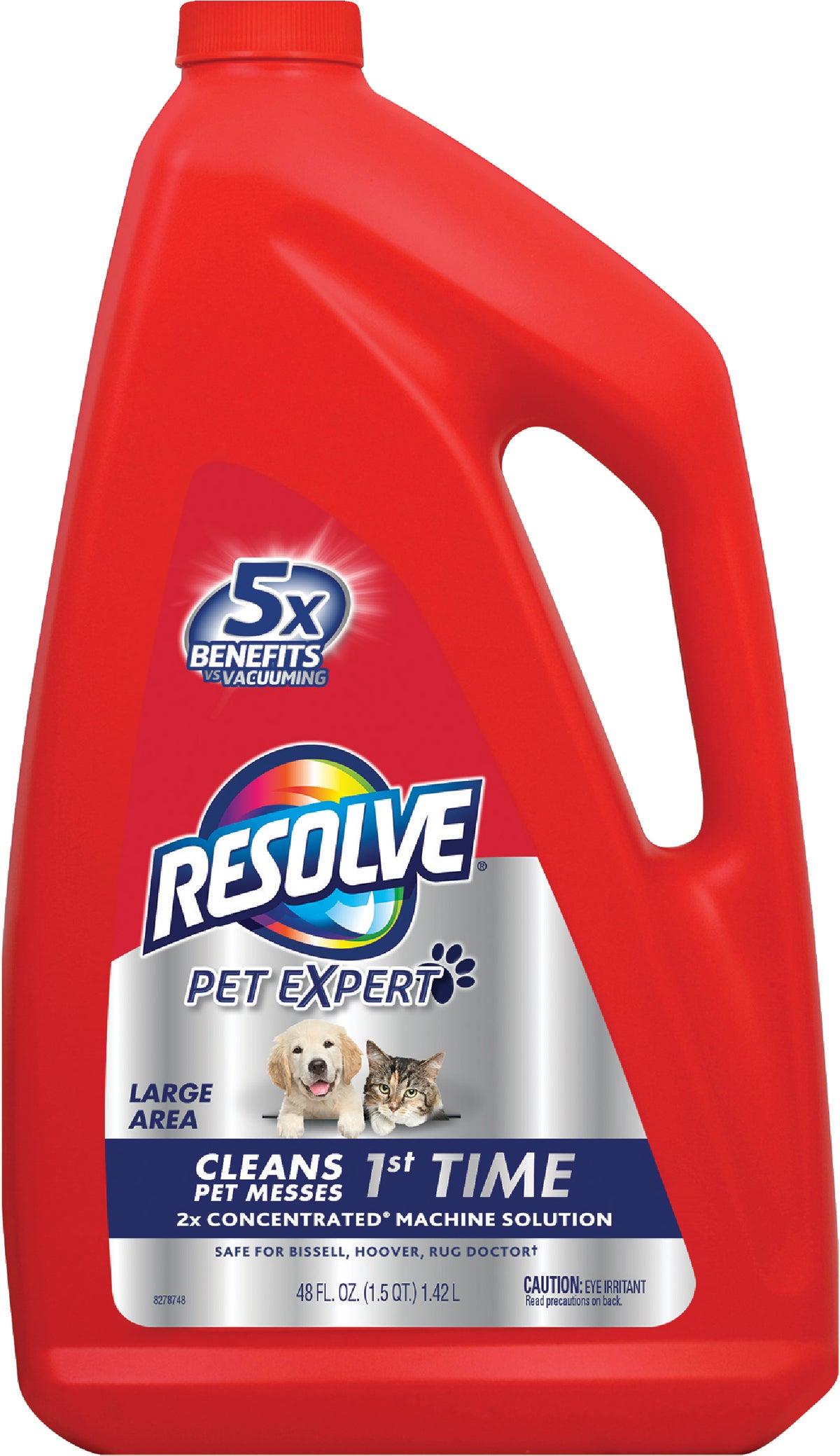 Resolve Pet Expert Steam Machine Formula Carpet Cleaner, 48 Fl Oz — UPC ...