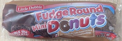 Little Debbie L.D.S. Fudge Round Mini Donuts — UPC 24300835308 — Go-UPC