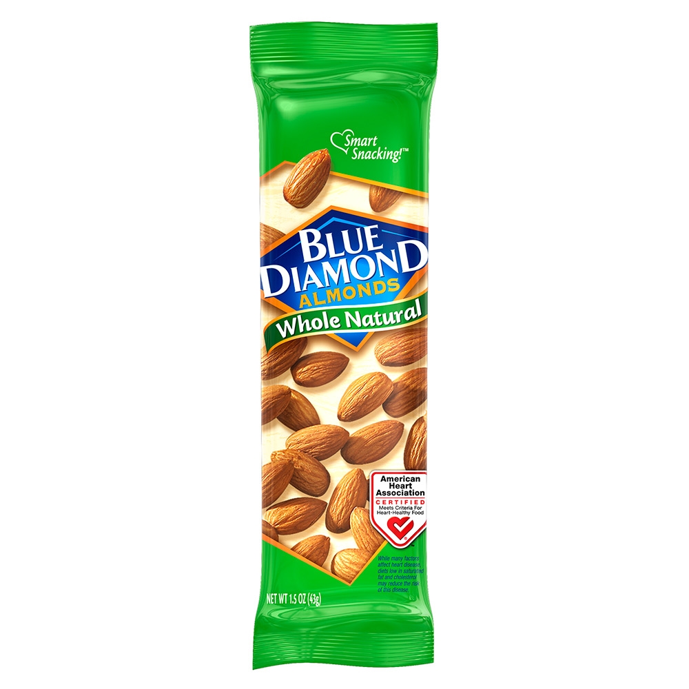 Blue Diamond Almonds Whole Natural 4oz — UPC 41570099940 — Go-UPC