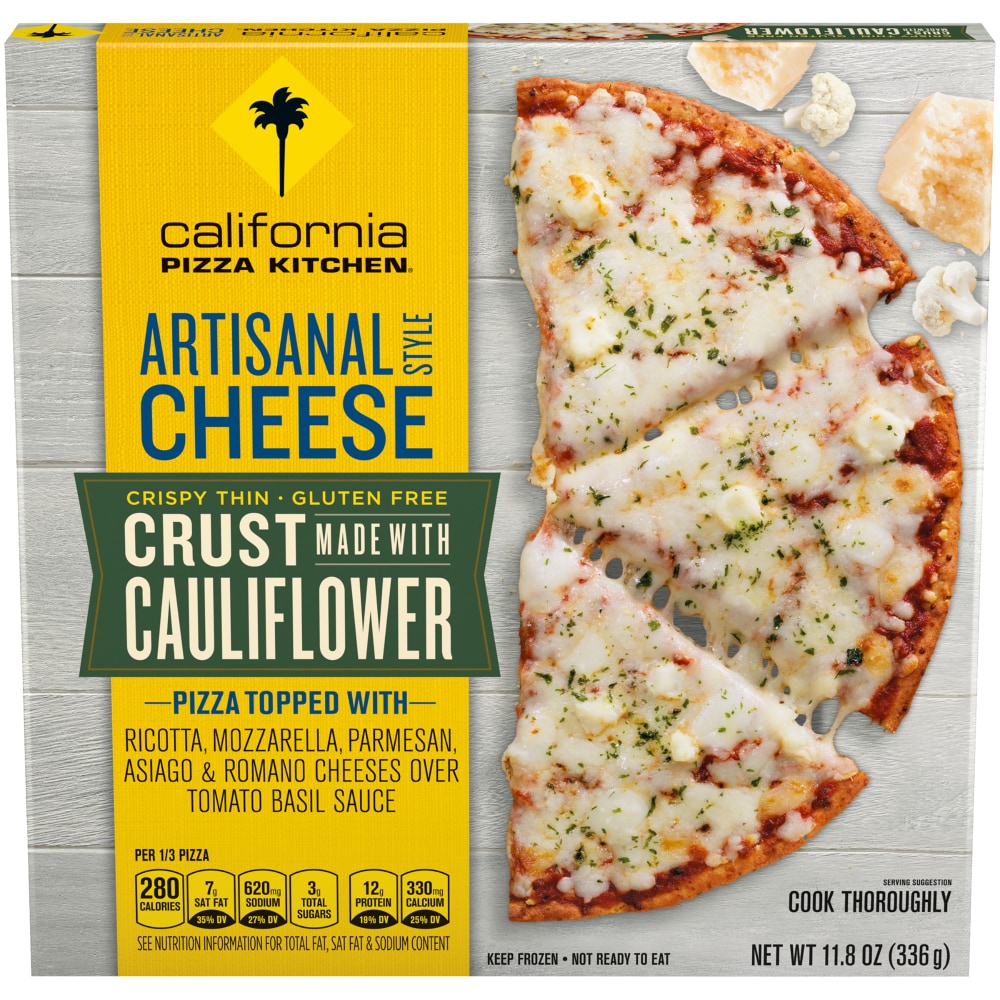California Pizza Kitchen Cauliflower Crispy Thin Crust Artisanal Style ...
