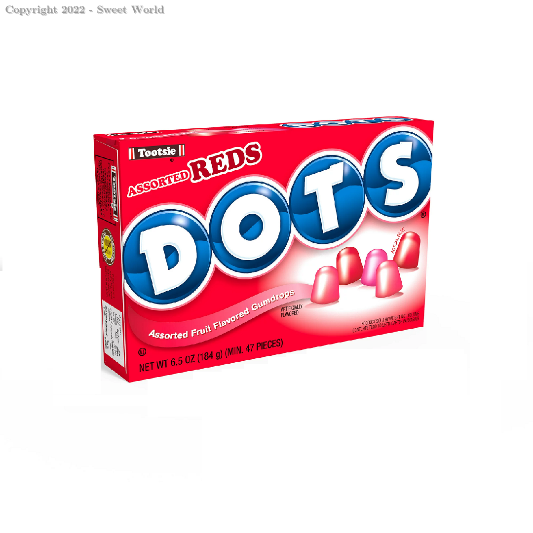 Tootsie Dots Assorted Reds 12ct/6.5oz — UPC 71720879771 — Go-UPC
