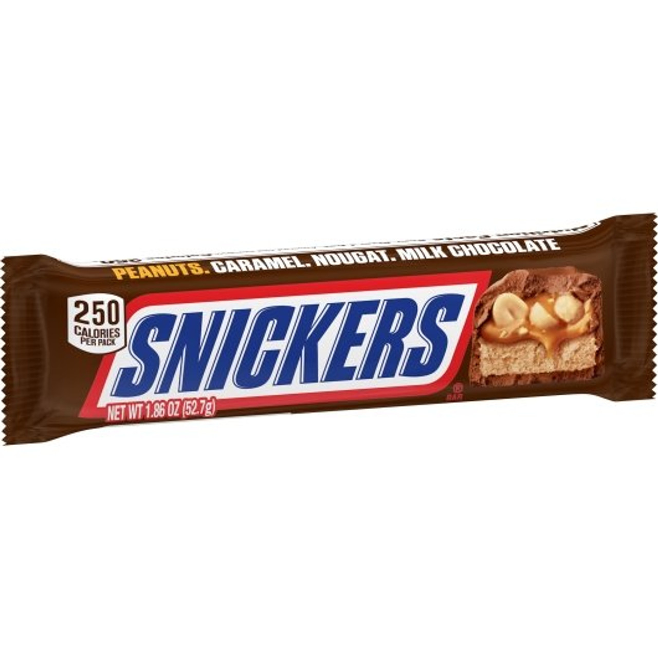 Snickers Full Size Milk Chocolate Candy Bar, 1.86 Oz — UPC 40000424314 ...