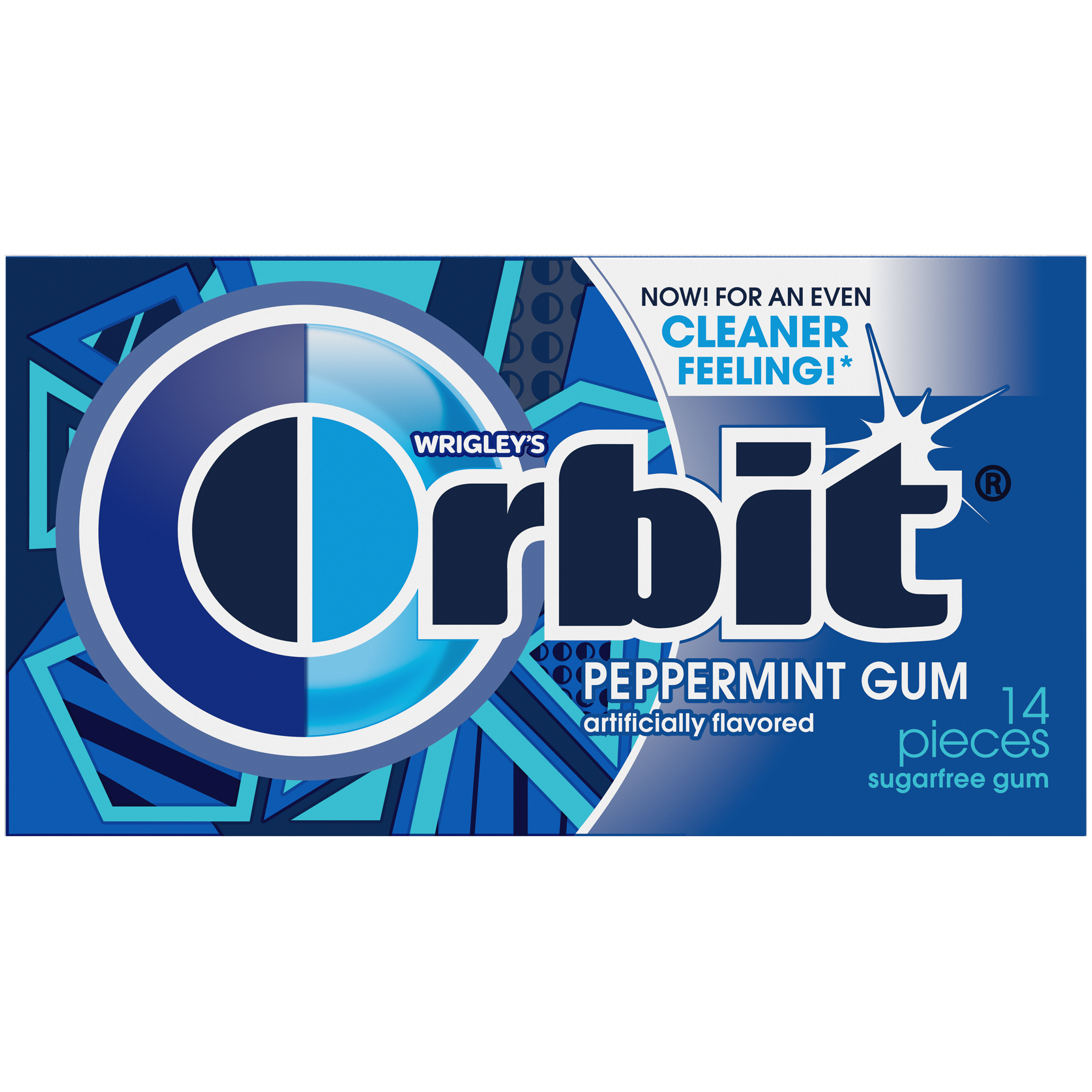 Orbit Gum Peppermint Sugar Free Chewing Gum, Single Pack, 14 Piece ...