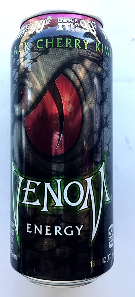 Venom Black Cherry Kiwi Energy Drink, 16 Fl Oz Can — UPC 78000028683 — Go-UPC