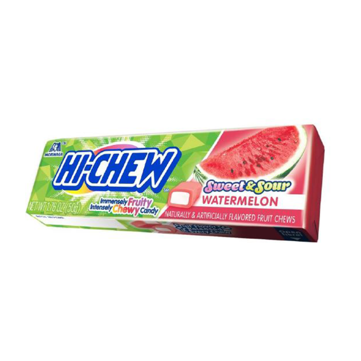 Hi-Chew Sweet & Sour Watermelon Fruit Chews Chewy Candy 50g — UPC ...